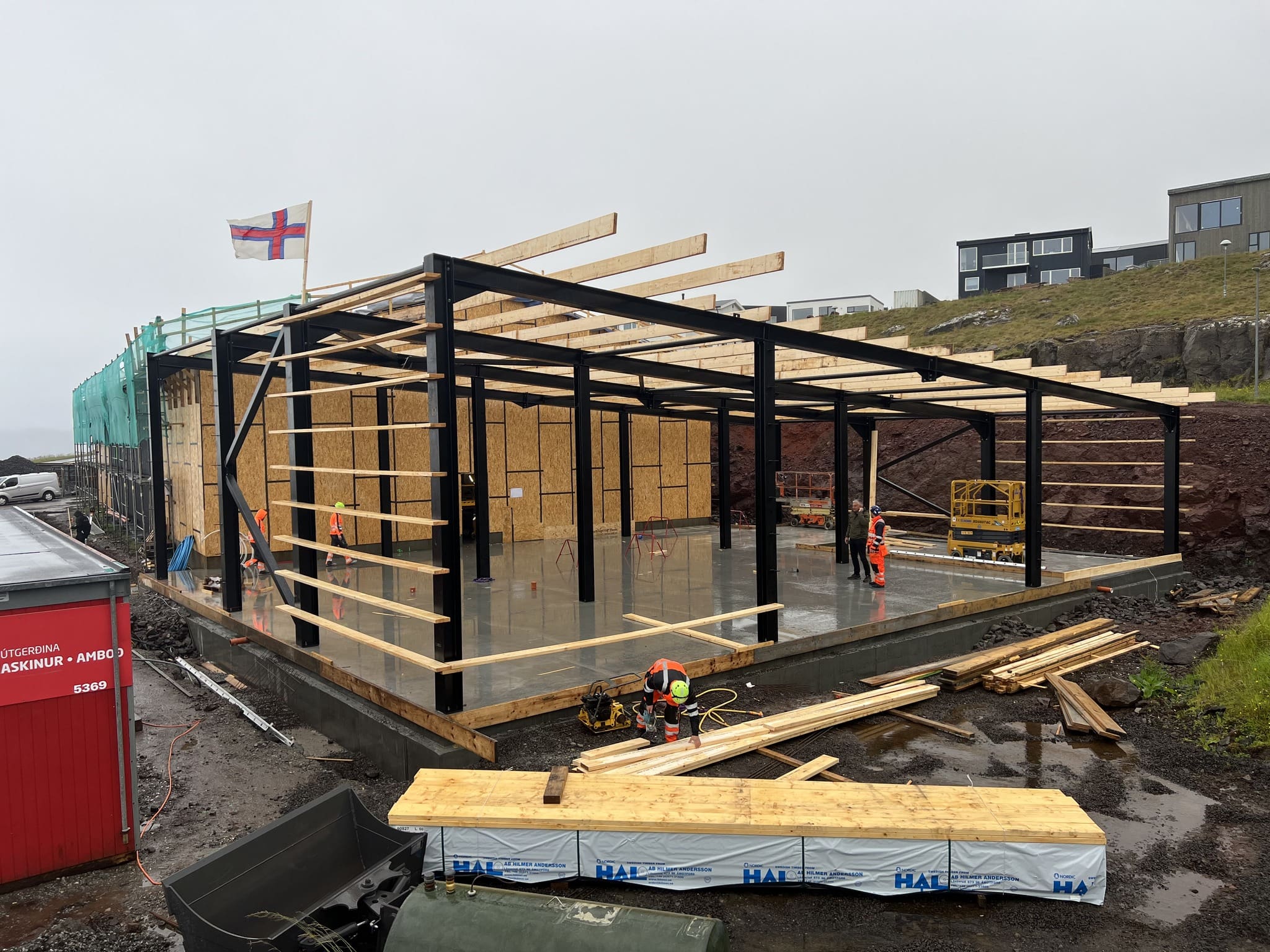 Nýggi Á-handilin á Argjum reistur - FM1